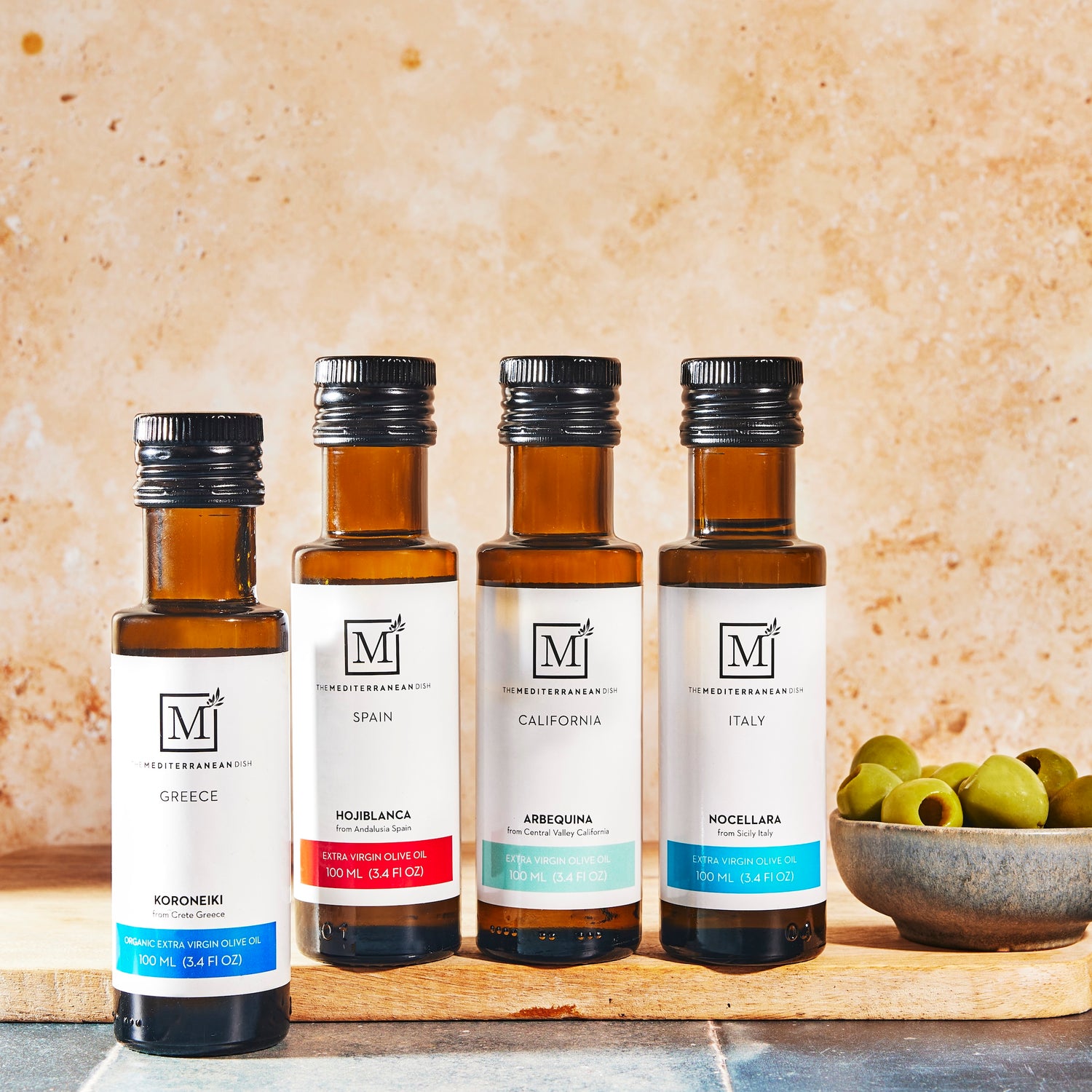 Mini Olive Oil Sampler Set | The Mediterranean Dish