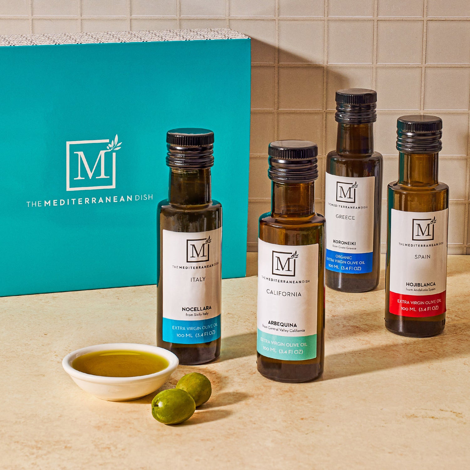 Mini Olive Oil Sampler Set | The Mediterranean Dish
