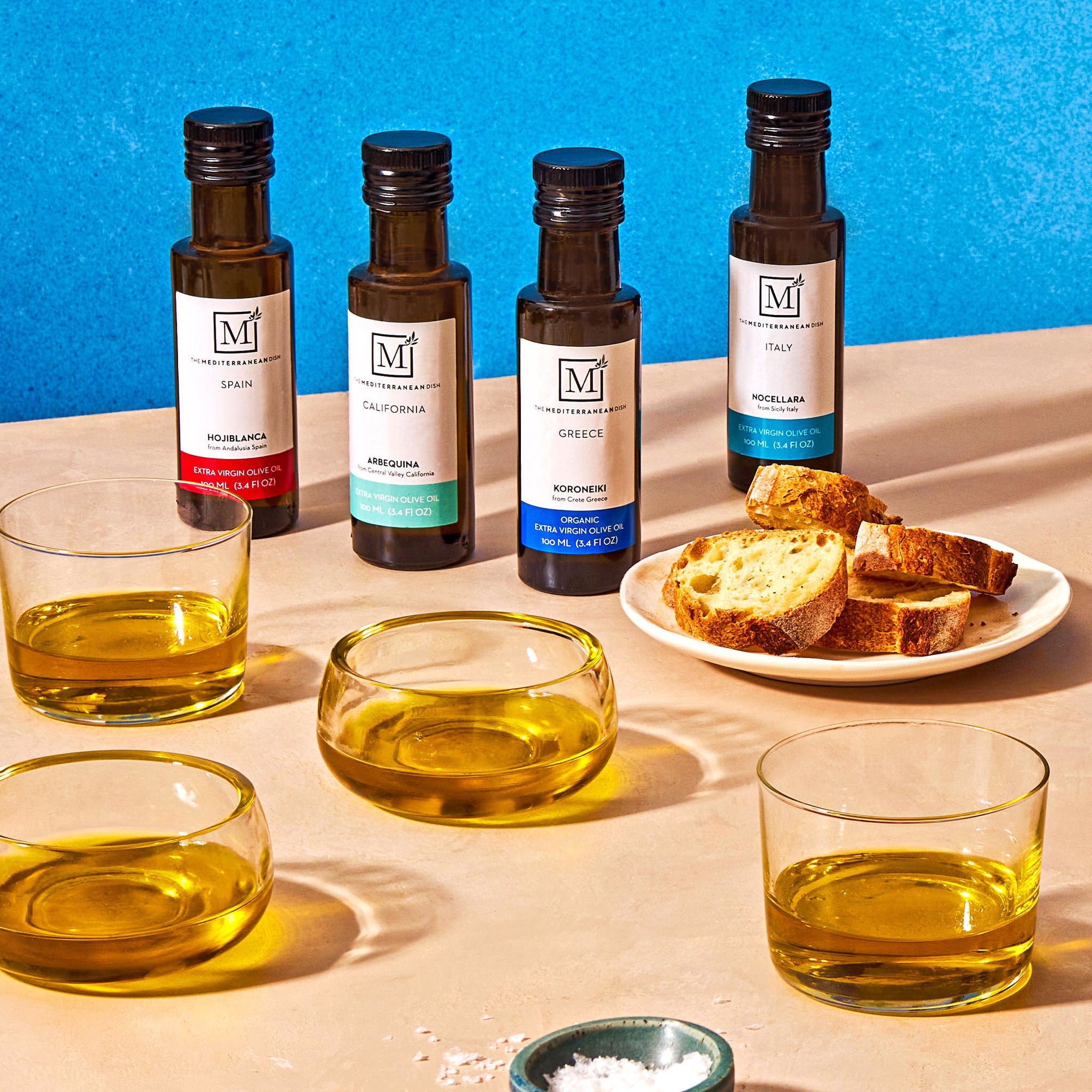 Mini Olive Oil Sampler Set | The Mediterranean Dish