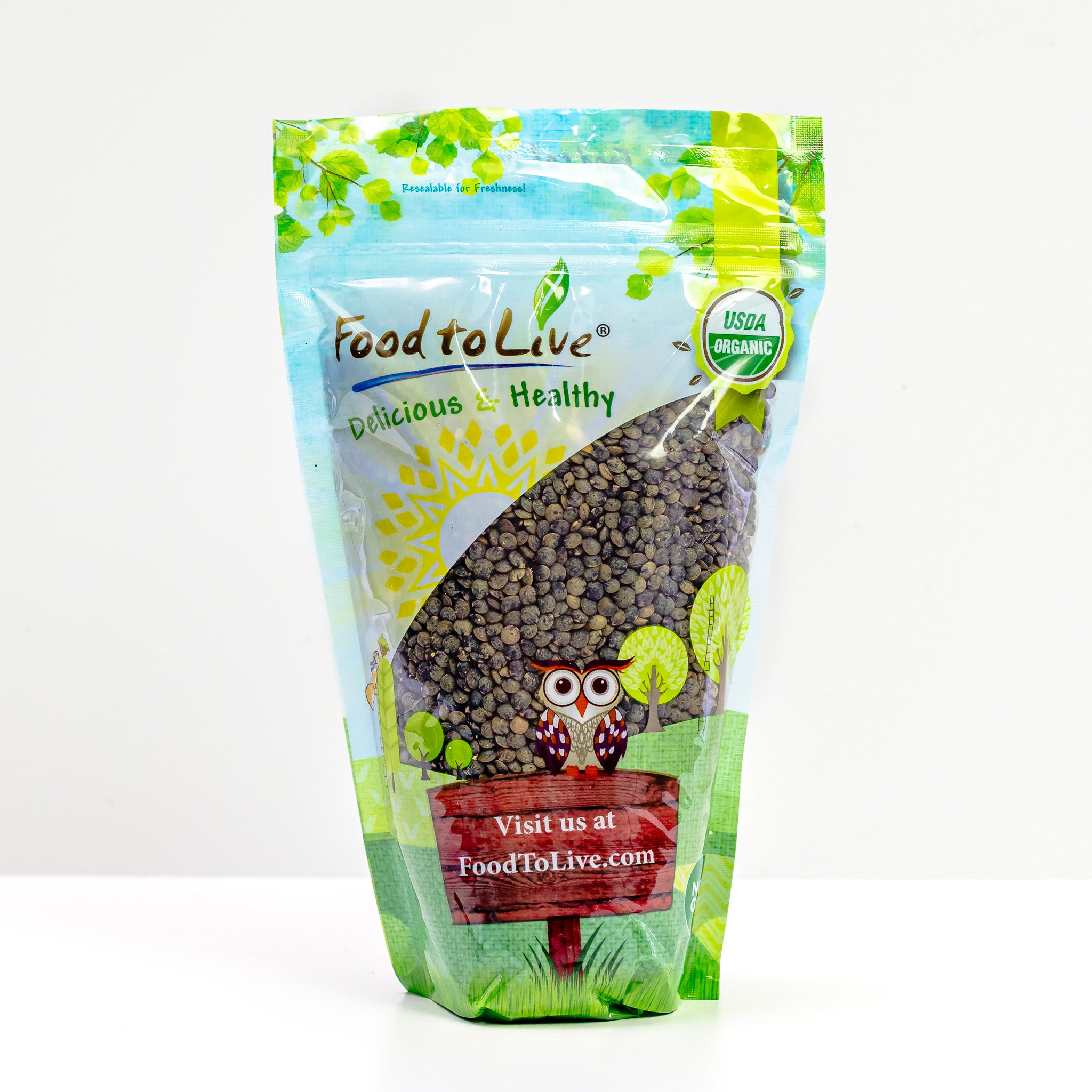 French Green Lentils, Organic – The Mediterranean Dish