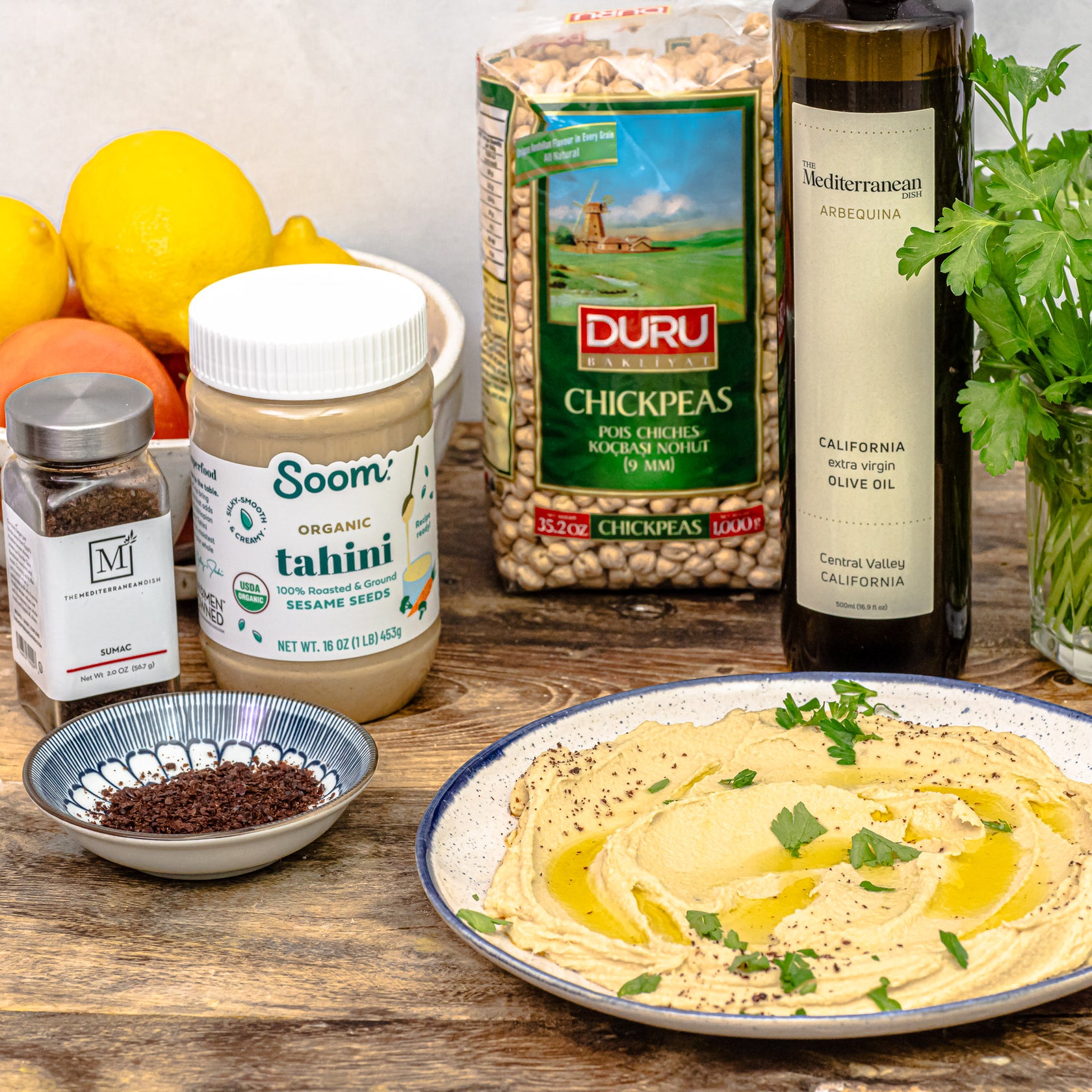 Traditional Hummus Kit – The Mediterranean Dish